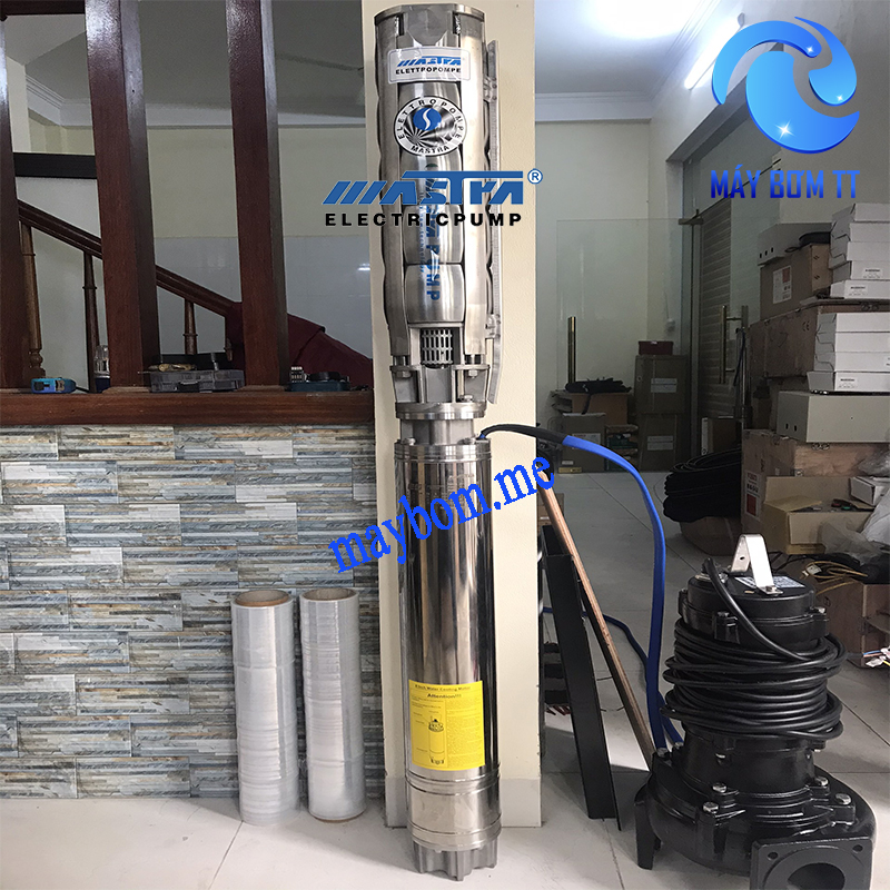 Máy bơm hỏa tiễn Mastra Model 8SP77-4 15kw cánh inox